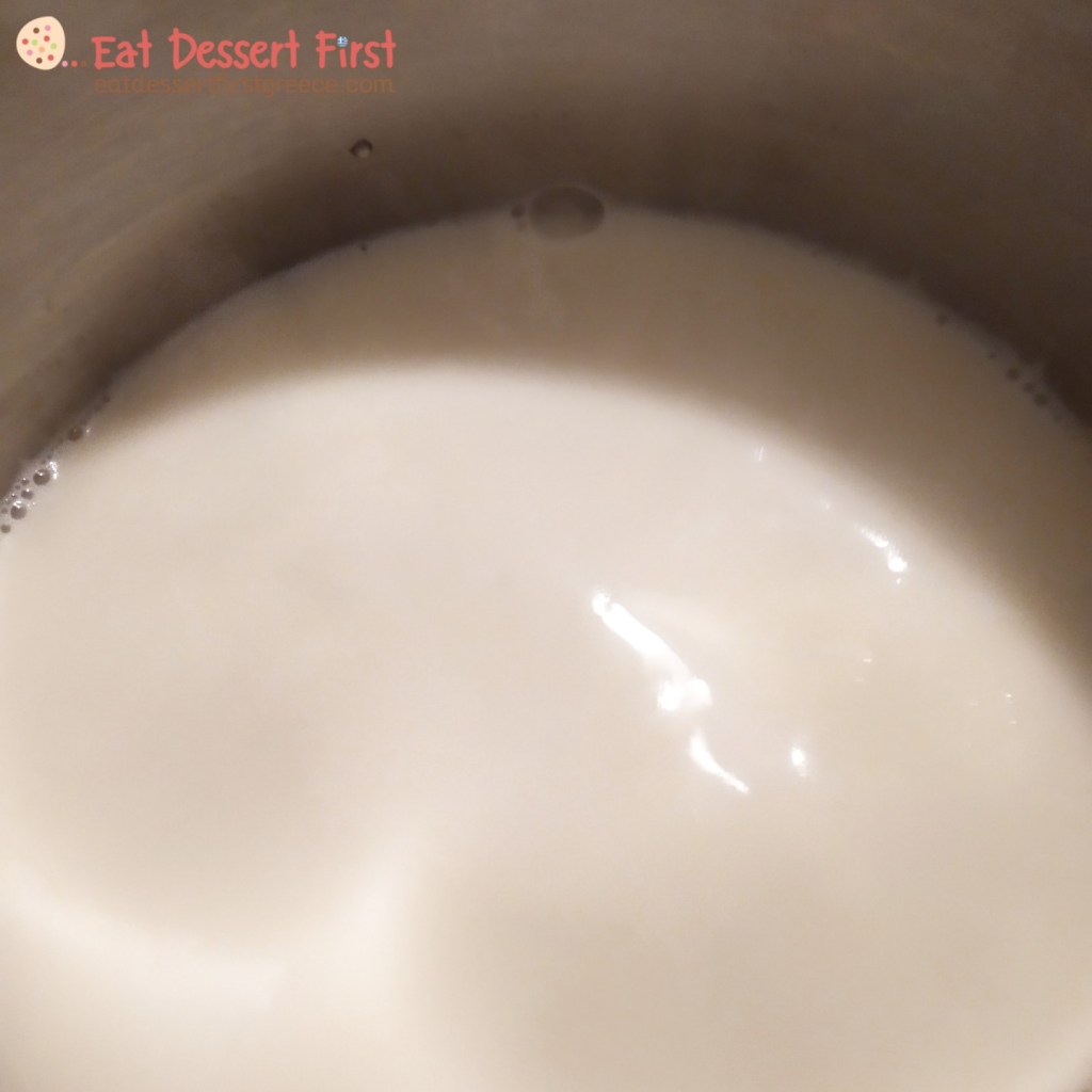 A Greek flan flavoured with soumada – Eat Dessert First Greece