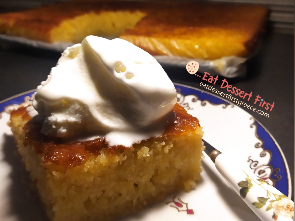 A traditional revani from Macedonia – Eat Dessert First Greece